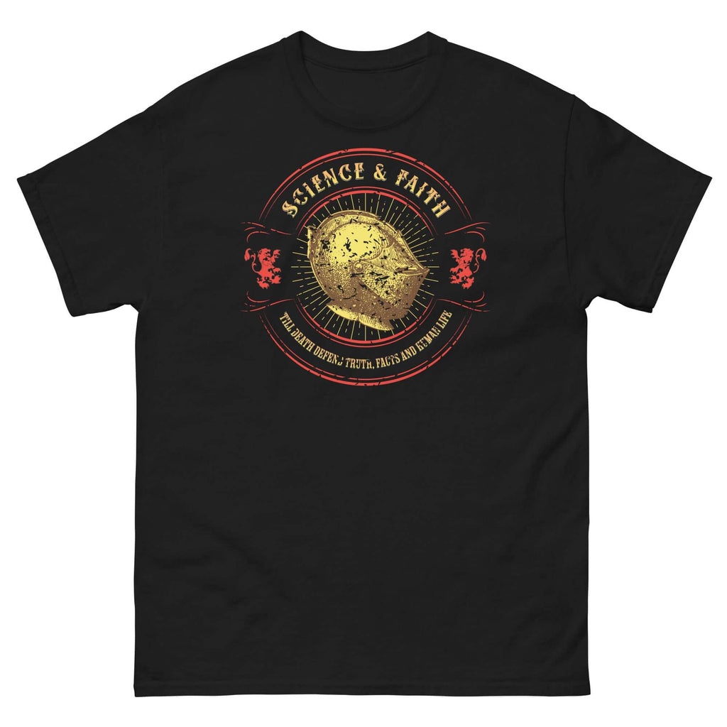 Science & Faith Knight T-Shirt | Intellectual Crusader