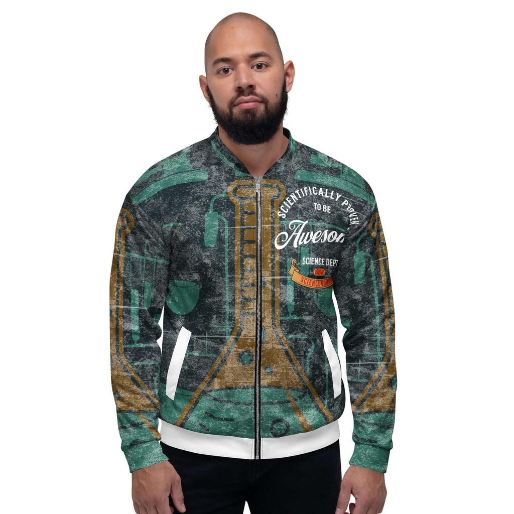 Awesome Science Vintage Bomber Jacket